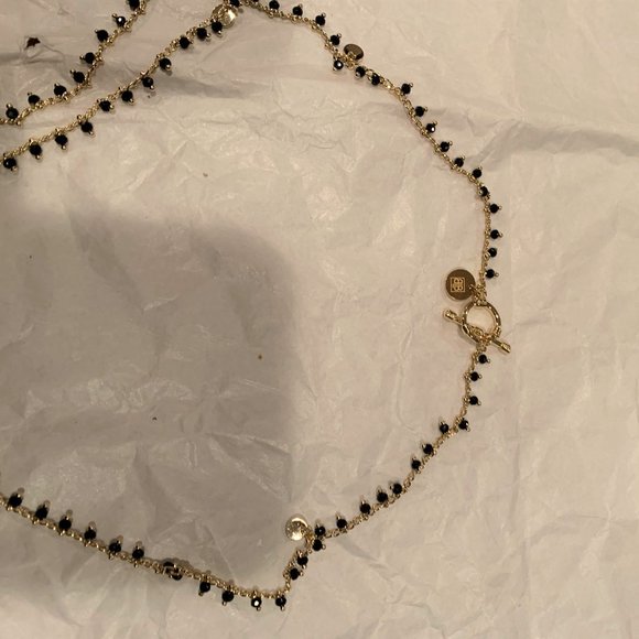 bb lila | Jewelry | B B Lila Show Pony Black Bead Long Wrap Necklace ...